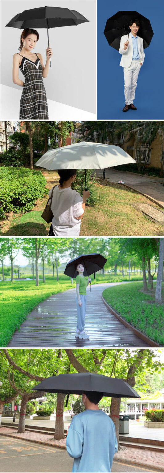 ワンタッチで開いて、閉じる。形状記憶でキレイに畳める 【進化系】折りたたみ傘 | sanmibest｜サンミベスト